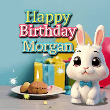 Happy Birthday Morgan GIF 112