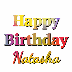 Happy Birthday Natasha GIF 155
