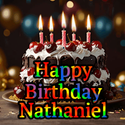 Happy Birthday Nathaniel GIF 148
