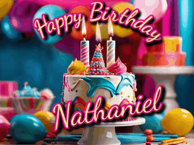 Happy Birthday Nathaniel GIF 65