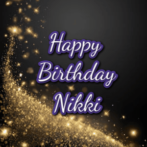Happy Birthday Nikki GIF 51