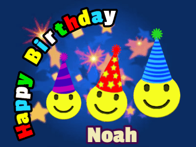Happy Birthday Noah GIF 2