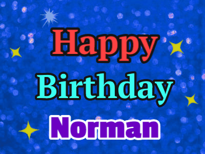 Happy Birthday Norman GIF 2
