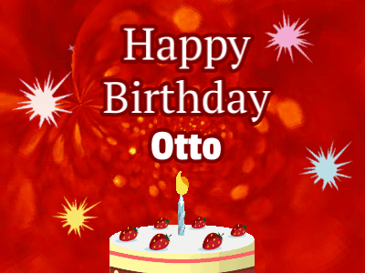 Happy Birthday Otto GIF 14