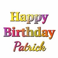 Happy Birthday Patrick GIFs
