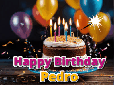 Happy Birthday Pedro GIF 21