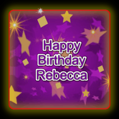 Happy Birthday Rebecca GIF 84