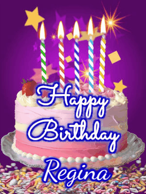 Happy Birthday Regina GIF 10