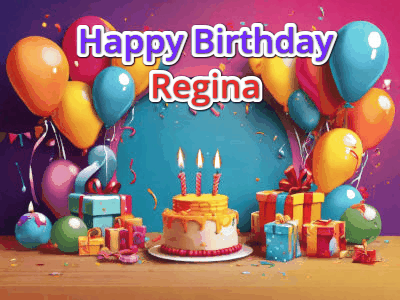 Happy Birthday Regina GIF 151