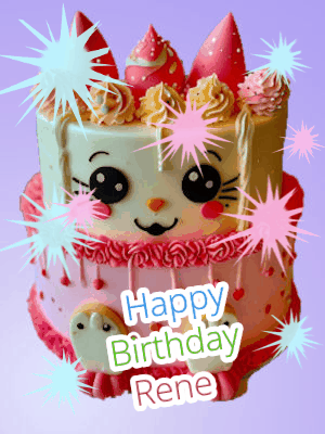 Happy Birthday Rene GIF 121