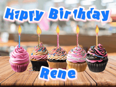 Happy Birthday Rene GIF 154