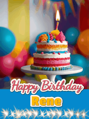 Happy Birthday Rene GIF 52