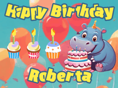Happy Birthday Roberta GIF 112