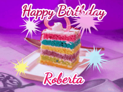 Happy Birthday Roberta GIF 134