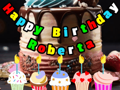 Happy Birthday Roberta GIF 136