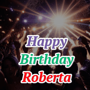 Happy Birthday Roberta GIF 140