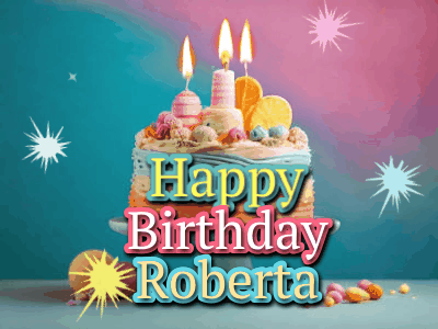 Happy Birthday Roberta GIF 67