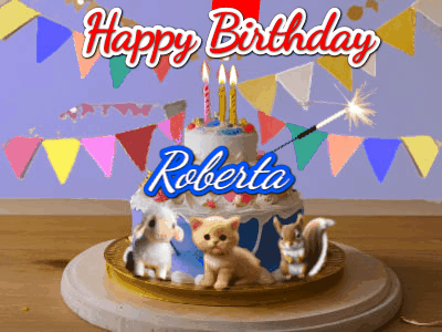 Happy Birthday Roberta GIF 72