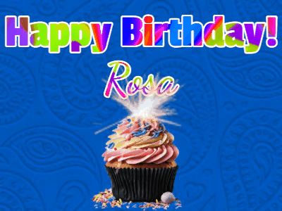 Happy Birthday Rosa GIF 140