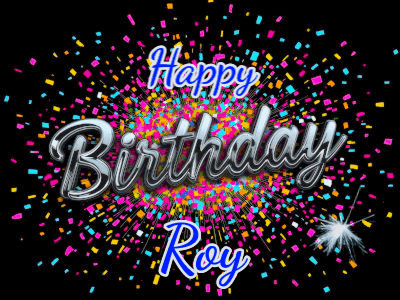 Happy Birthday Roy GIF 158