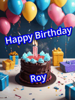 Happy Birthday Roy GIF 95