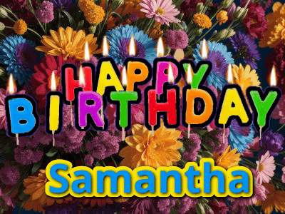 Happy Birthday Samantha GIF 38