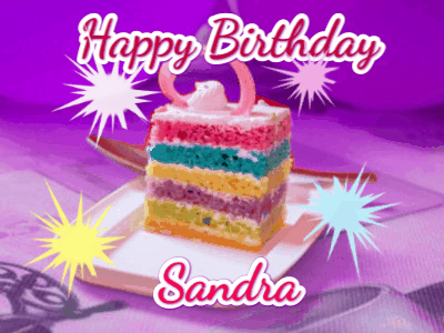 Happy Birthday Sandra GIF 135