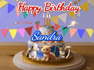 Happy Birthday Sandra GIF 73