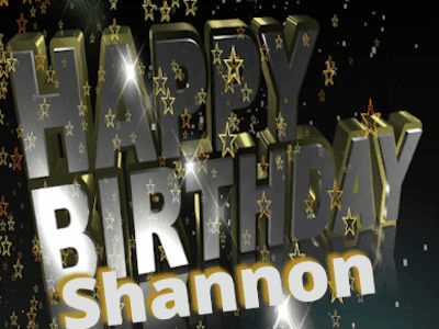 Happy Birthday Shannon GIF 11