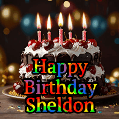 Happy Birthday Sheldon GIF 149