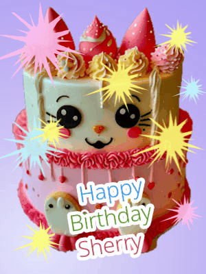 Happy Birthday Sherry GIF 122