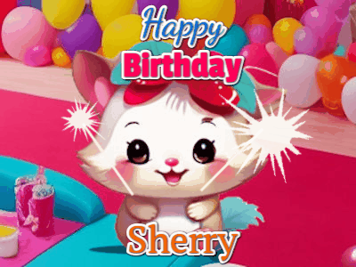 Happy Birthday Sherry GIF 129