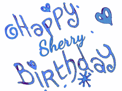 Happy Birthday Sherry GIF 133
