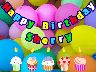 Happy Birthday Sherry GIF 7