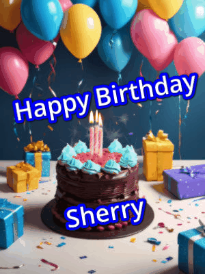 Happy Birthday Sherry GIF 97