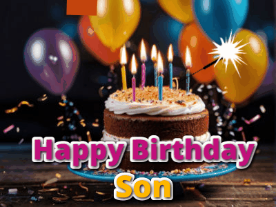 Happy Birthday Son Gif 21
