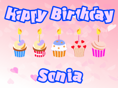 Happy Birthday Sonia GIF 118