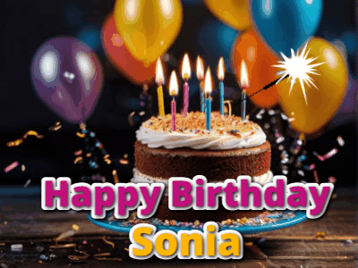 Happy Birthday Sonia GIF 21