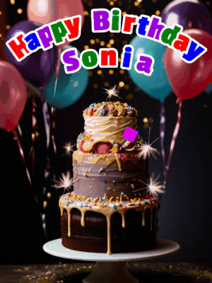 Happy Birthday Sonia GIF 27