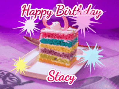 Happy Birthday Stacy GIF 134