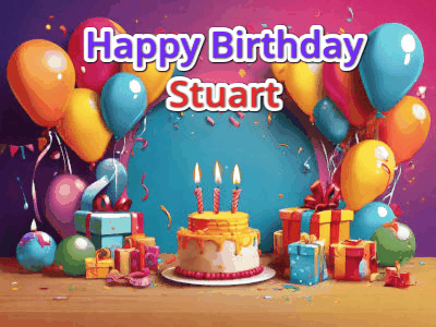 Happy Birthday Stuart GIF 151