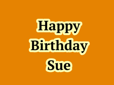 Happy Birthday Sue GIF 5