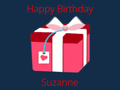 Happy Birthday Suzanne GIF 119