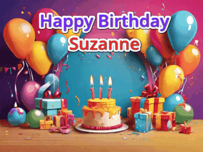 Happy Birthday Suzanne GIF 151