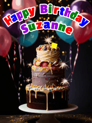 Happy Birthday Suzanne GIF 27
