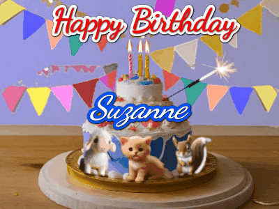 Happy Birthday Suzanne GIF 72