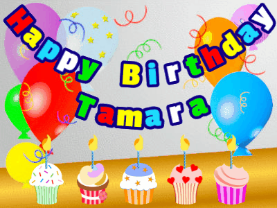 Happy Birthday Tamara GIF 13