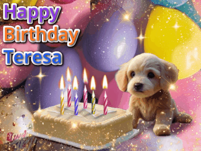 Happy Birthday Teresa GIF 86