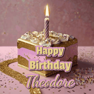 Happy Birthday Theodore GIF 150