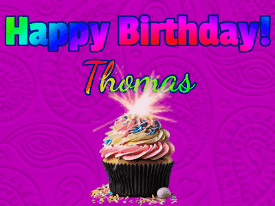 Happy Birthday Thomas GIF 42